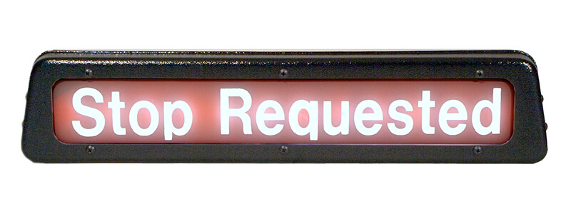 LED Bus Stop Signs | Stop Requested Signs - Transign
