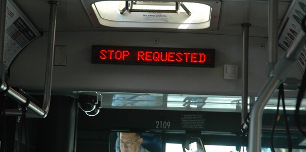 LED Bus Stop Signs | Stop Requested Signs - Transign