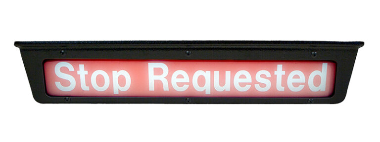 LED Bus Stop Signs | Stop Requested Signs - Transign